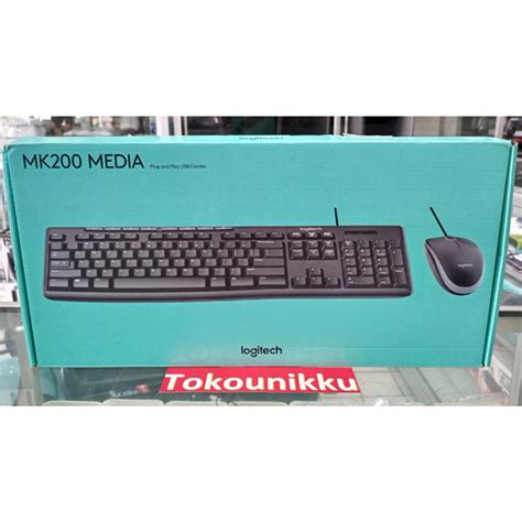 Jual Logitech Mk200 Mk 200 Keyboard And Mouse Usb Shopee Indonesia