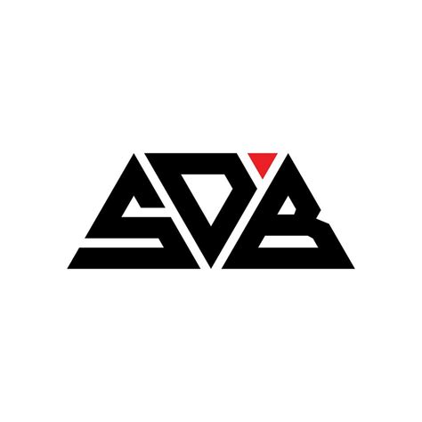 Sdb Triangle Letter Logo Design With Triangle Shape Sdb Triangle Logo Design Monogram Sdb