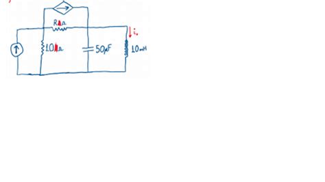 solved find io with nodal analysis and using frequency