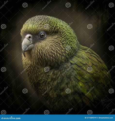 Pictures Of Rare Kakapo Birds Stock Illustration Illustration Of