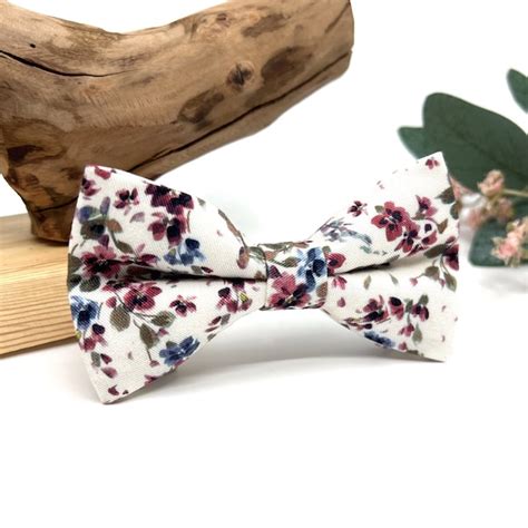 Floral Bowtie Etsy