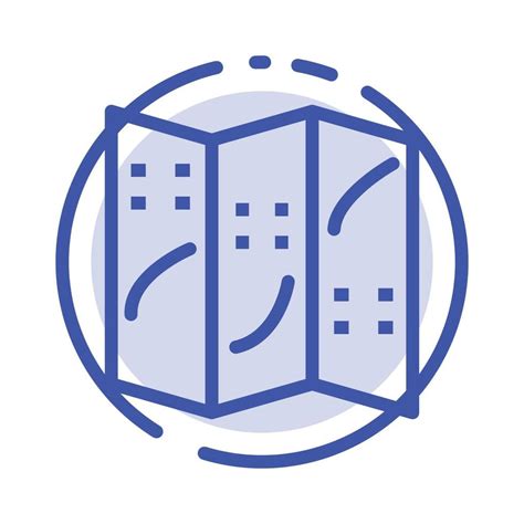 Map Navigation Location Blue Dotted Line Line Icon 13513753 Vector Art At Vecteezy