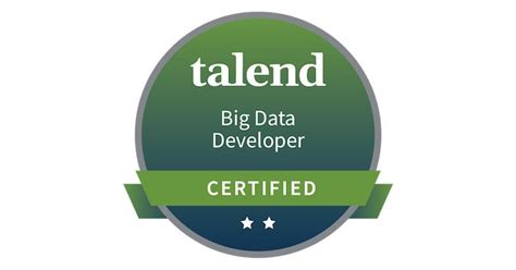 Talend Big Data Certified Developer Was Issued By Talend To Vincenzo De