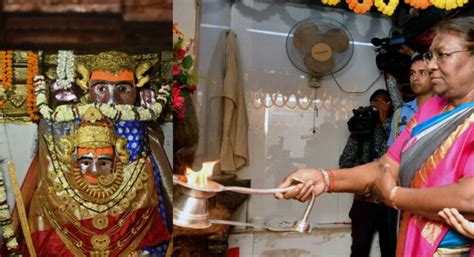 Raipur President Smt Draupadi Murmu Visited Adishakti Maa Mahamaya