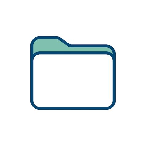 Premium Vector Folder Icon Vector Design Template In White Background