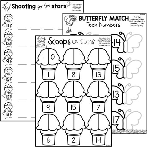 Counting To 20 Worksheets For Kindergarten