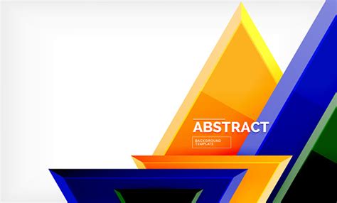 기술 미래 지향적 인 기하학적 3d 모양 최소한의 추상적인 배경 0명에 대한 스톡 벡터 아트 및 기타 이미지 0명 디자인 모던 양식 Istock