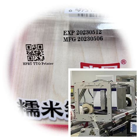 Date Printer For Packing Machines 32mm 53mm Thermal Printhead Tto