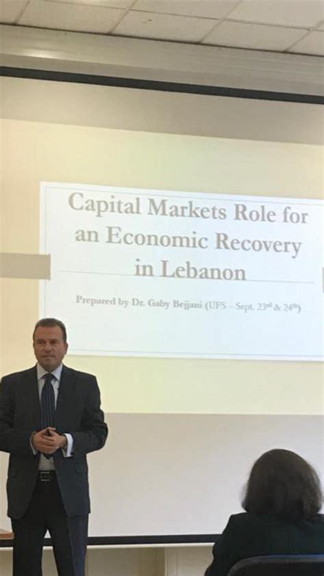 Dr Gaby Bejjani On Linkedin My Latest Lecture About The Role Of