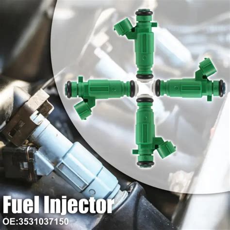 4 PIÈCES NO 35310 37150 injecteur de carburant pour Kia Sportage EX LX