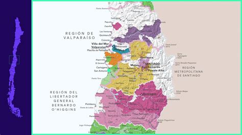 Wine Regions Map Wines Of Chile Vinos De Chile