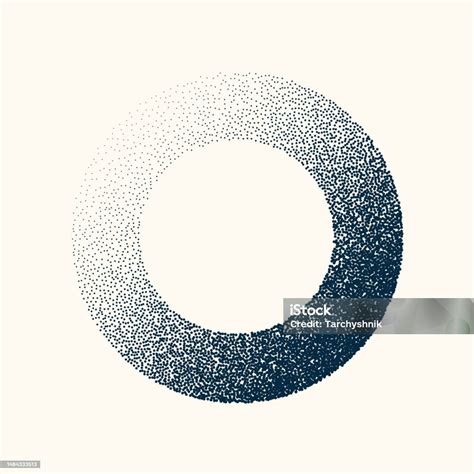 둥근 모양의 점선 개체 빈티지 스티플 요소 페이딩 그라디언트 점각 도트 워크 그리기 점을 사용한 음영 하프 톤 붕괴 효과 백색