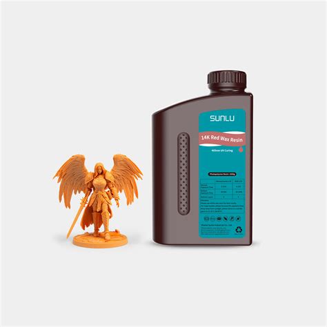 Sunlu 14k Red Wax 3d Printing Resin