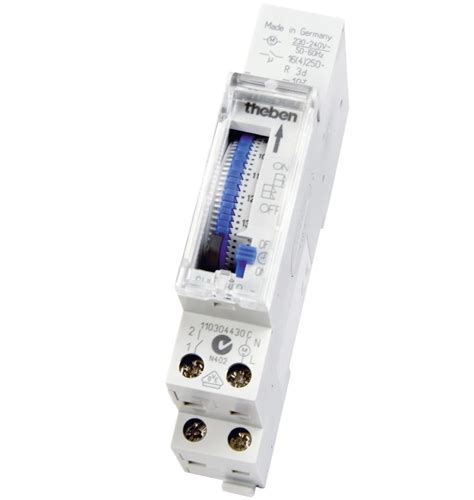 Timer Theben ไทม์เมอร์ รุ่น Sul 180 A มีแบตเตอรี่สำรองไฟ นาฬิกาตั้งเวลา 24 ชั่วโมง Sul180a