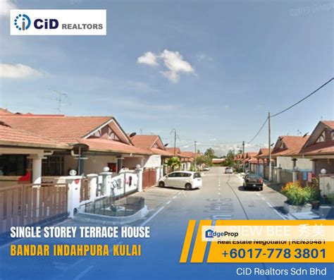 Single Storey Terrace House Bandar Indahpura Kulai Iris Park For Sale Rm480000 By Siewbee