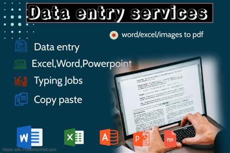 Data Entrycopy Pastetypingaccountingfile Conversionexcelword