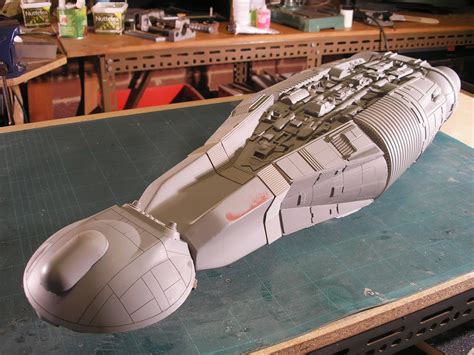 Rc Sci Fi Unfinished Old Spaceship Model Part 2