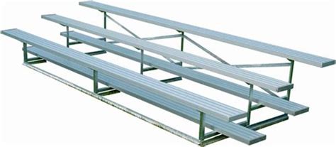 Bison Outdoor All Aluminum Weatherbeater Bleachers Cheerleading