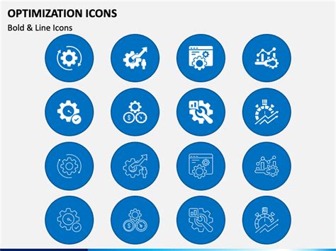 Optimization Icons For Powerpoint And Google Slides Ppt Slides