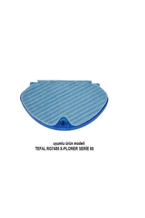 TEFAL Rg7455 X-plorer Serie 60 Akıllı Robot Süpürge Su Haznesi Mop Bezi ...