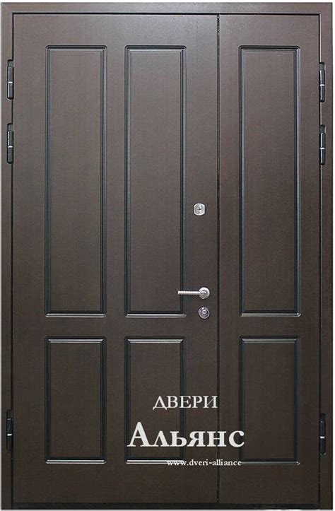 Металлическая уличная дверь двухстворчатая ТР 101, цена 63 400 руб ...