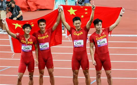 跑出亚洲速度！中国队夺得男子4×100米接力金牌 新闻中心 内蒙古新闻网