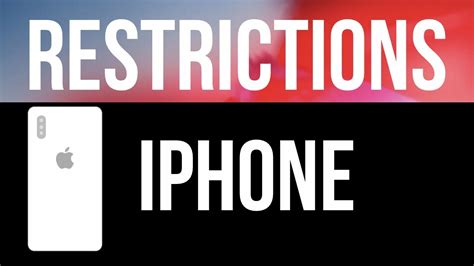 Cant Find Restrictions In Iphone Fix Iphone 8 Iphone X Iphone Se