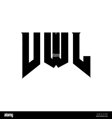 Vwl Letter Logo Design For Technology Company Vwl Logo Design Black And White Color Combination