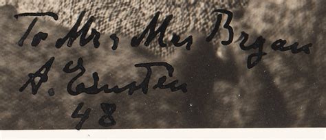 Albert Einstein Signed Photograph Rr Auction