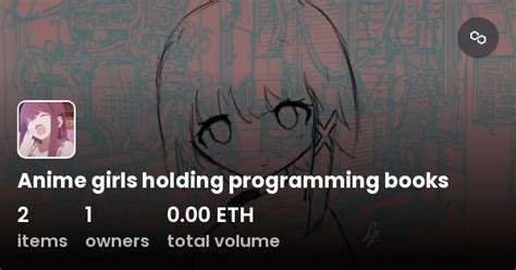 Anime Girls Holding Programming Books Collection Opensea