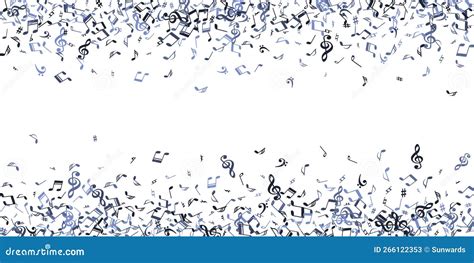 Musical Note Symbols Vector Wallpaper Melody Stock Vector