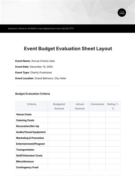 Free Evaluation Sheet Templates Editable And Printable