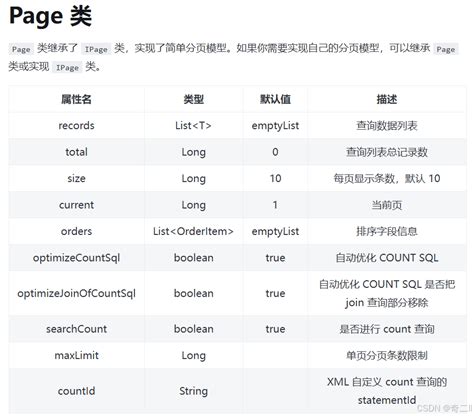 Mybatis Plus分页插件使用mybatis Plus 分页拦截器 Csdn博客