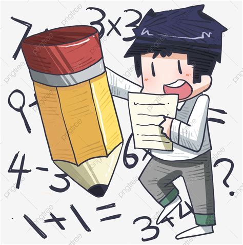 รูปเรียนคณิตศาสตร์ที่ลอยอยู่โดยบันทึก Png ลอย เวกเตอร์ การศึกษาภาพ Png และ Psd สำหรับดาวน์