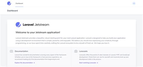 Laravel 8 Authentication Using Jetstream Example