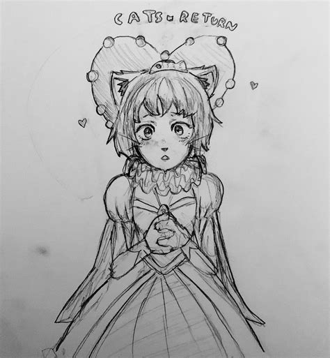 Sketch Of Haru From The Cat Returns Rghibli