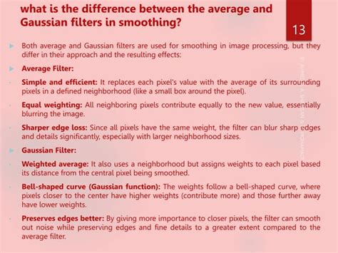 smoothing filters gaussion and median filters comparing ppt