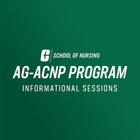 Ag Acnp Program Informational Sessions School Of Nursing