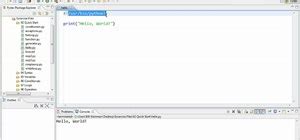 How To Write A Simple Hello World Program In Python Python WonderHowTo