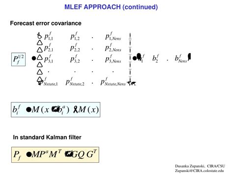 Ppt Advanced Data Assimilation In Nwp Models Using Mlef Approach