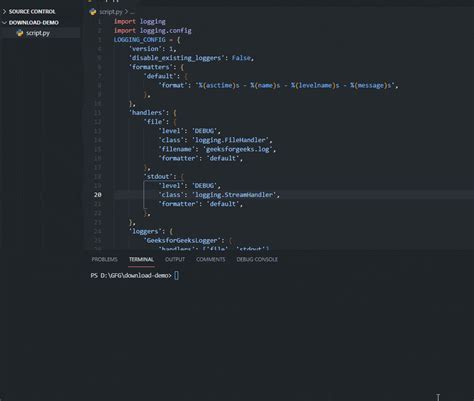 How To Log Python Messages To Both Stdout And Files Geeksforgeeks