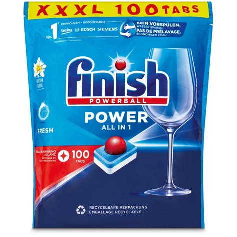 Buy Finish Power All-in-1 Fresh XXXL 100 tablets cheaply | coop.ch