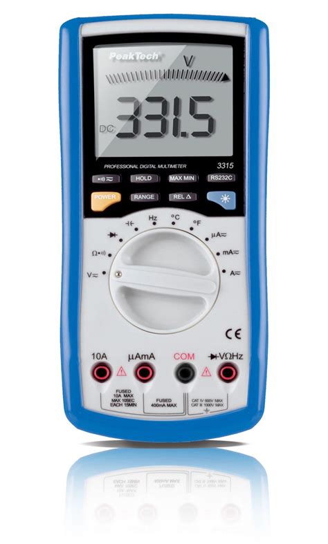 P 3315 Digitalmultimeter ~ 4000 Counts ~ 600v Acdc ~ 10a Acdc Mit