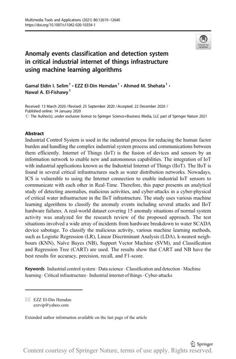 Anomaly Events Classification And Detection System In Critical