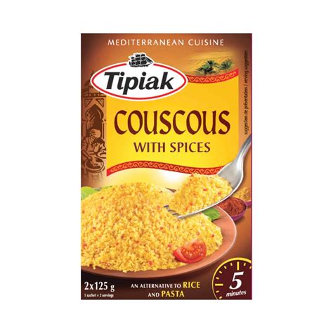 Tipiak Couscous Organic Whole 400g Ta Ganza
