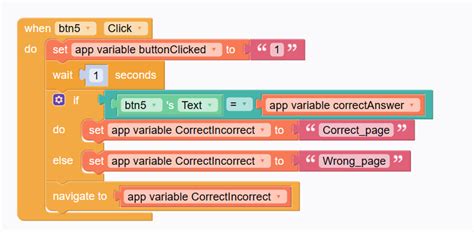 Quiz Help Need To Navigate Between Screens If They Go To Correct Or