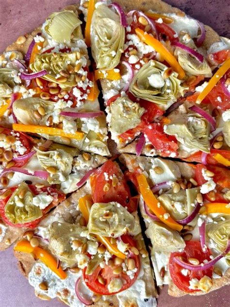 Easy Caprese Flatbread Pizza Hoorah To Health