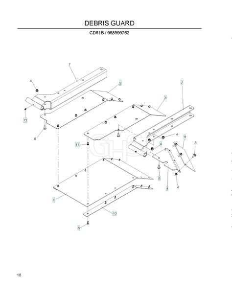 Husqvarna Cd61 B Debris Shield Ghs