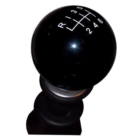 Black Brz 6 Speed Pattern Shift Knob