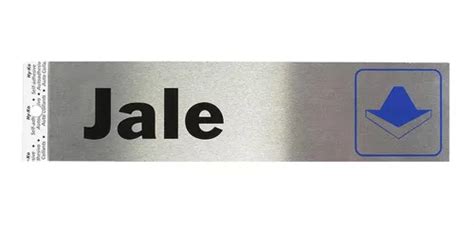 Letrero De Aluminio Para Puerta Jale 20 3 X 5 1 Cm Envío gratis